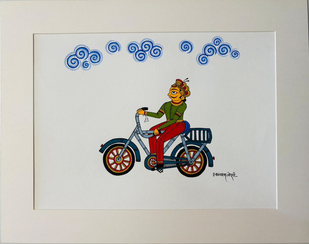 Cyclewala - Framed – Baro Art