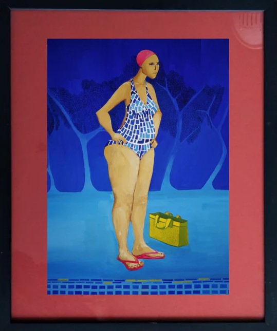 Swimmer lady – Baro Art