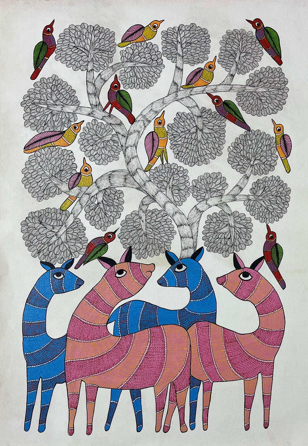 Deer Under Tree – Baro Art