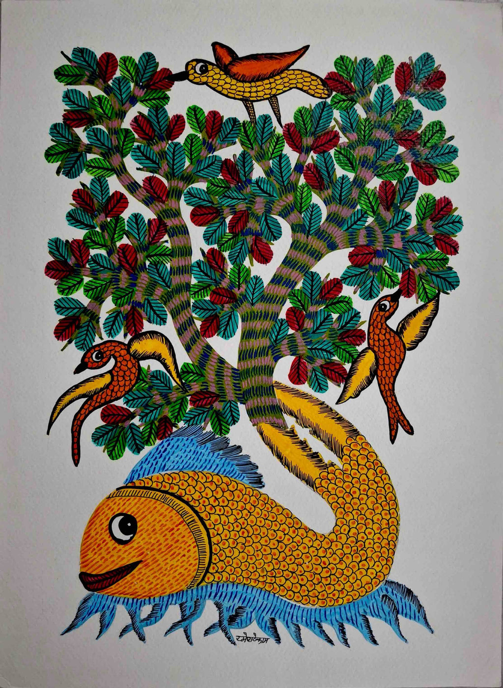 Fish And Tree – Baro Art