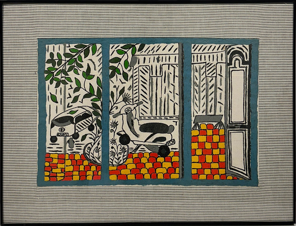 Courtyard I - Framed – Baro Art