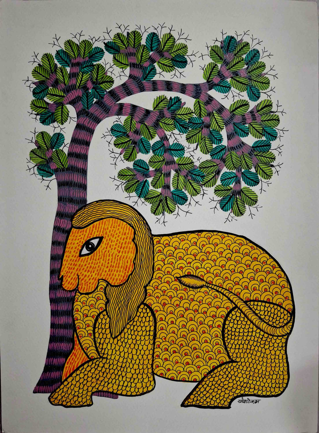 Lion And Tree – Baro Art