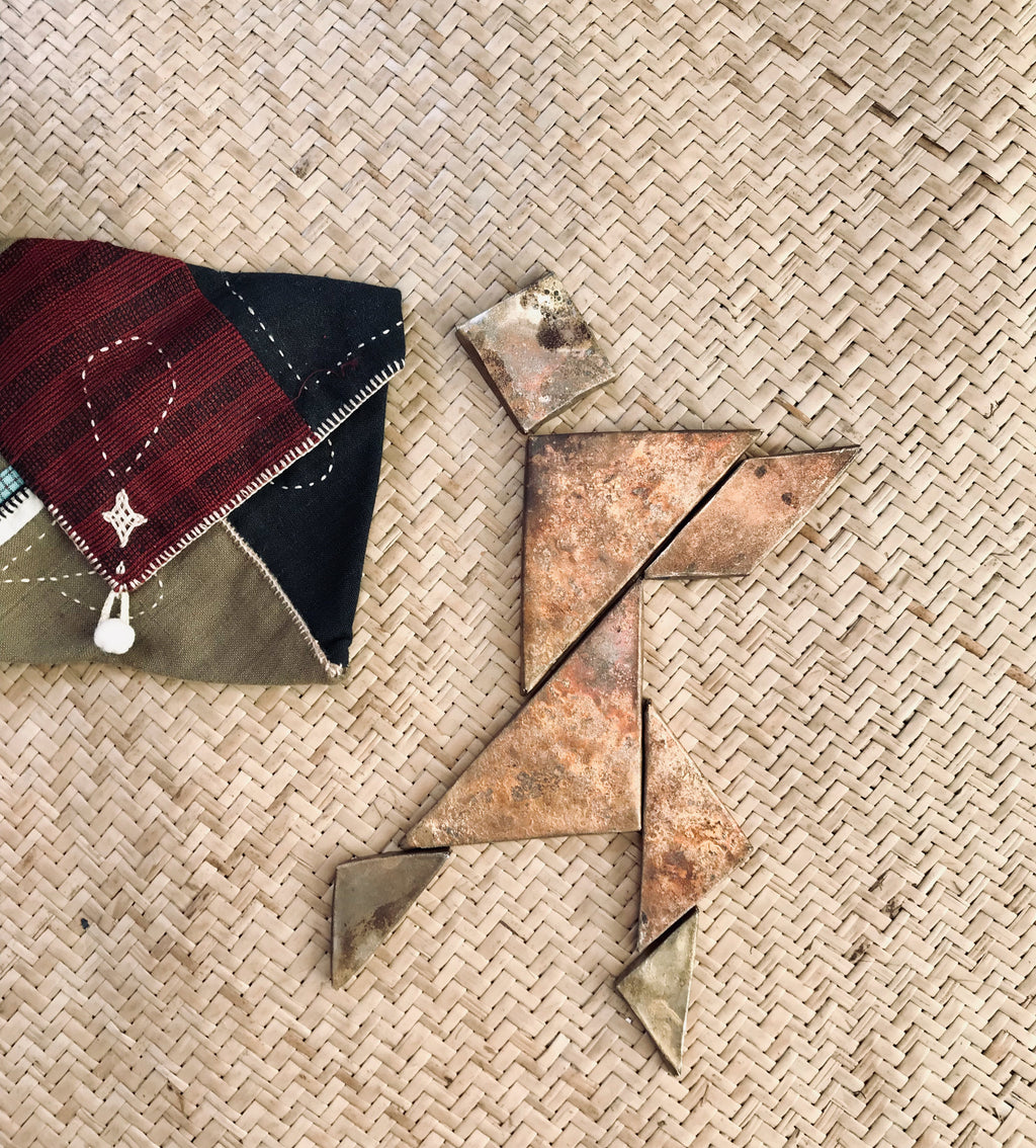 Tangram Puzzle, Metal Crafted – Baro Art