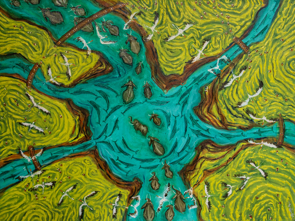 The Fish Told The Elephants – Baro Art