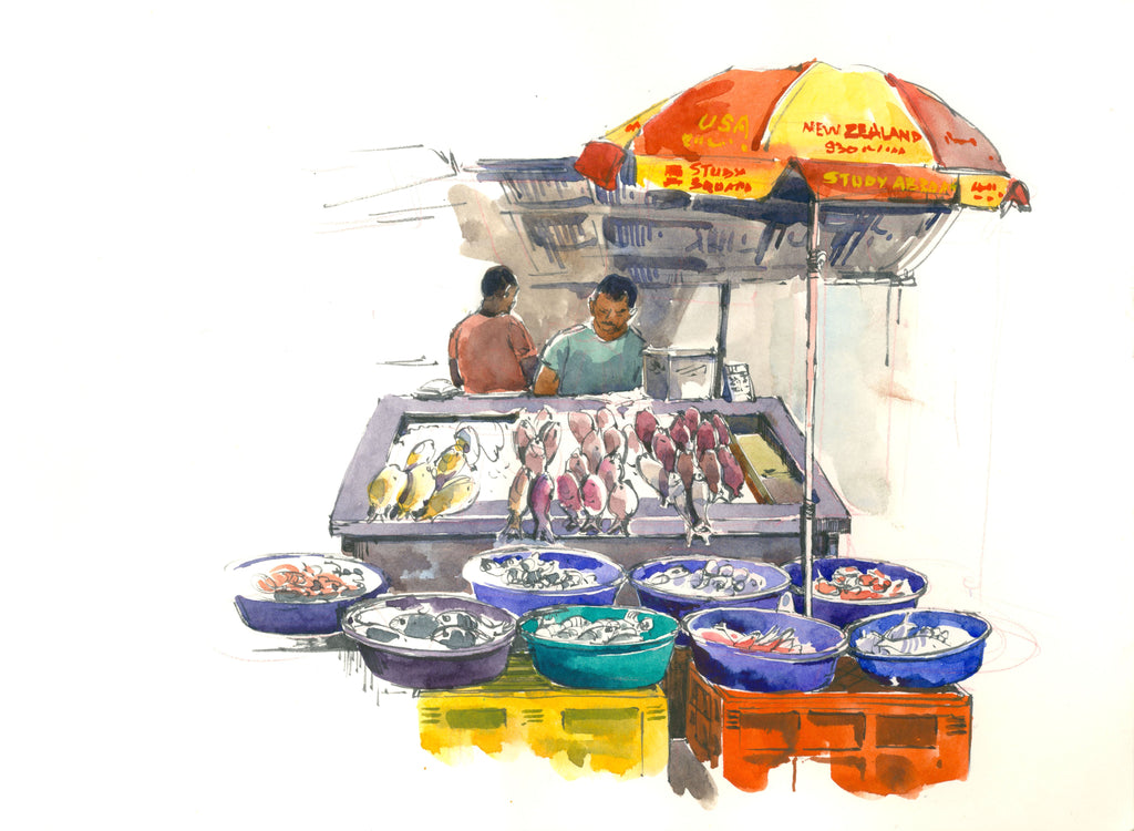 Fish Shop, Fort Kochi – Baro Art