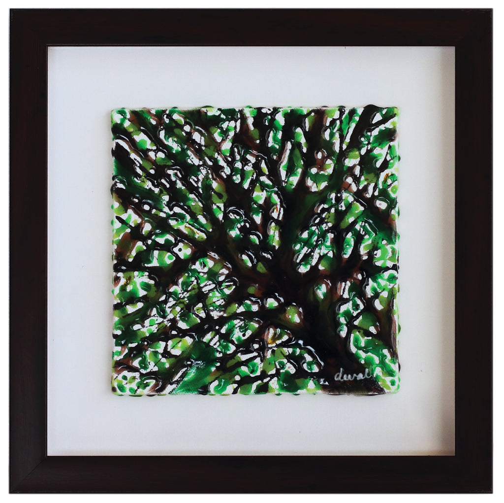 Tree - Green (Framed) – Baro Art